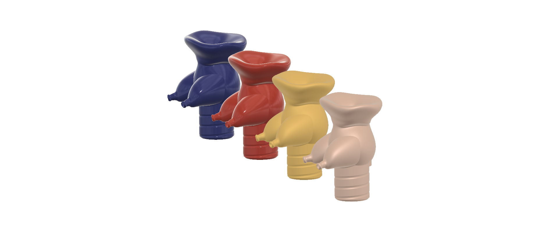 STL file Cap beer bottle cover bottle cap for two glasses for a drink ...