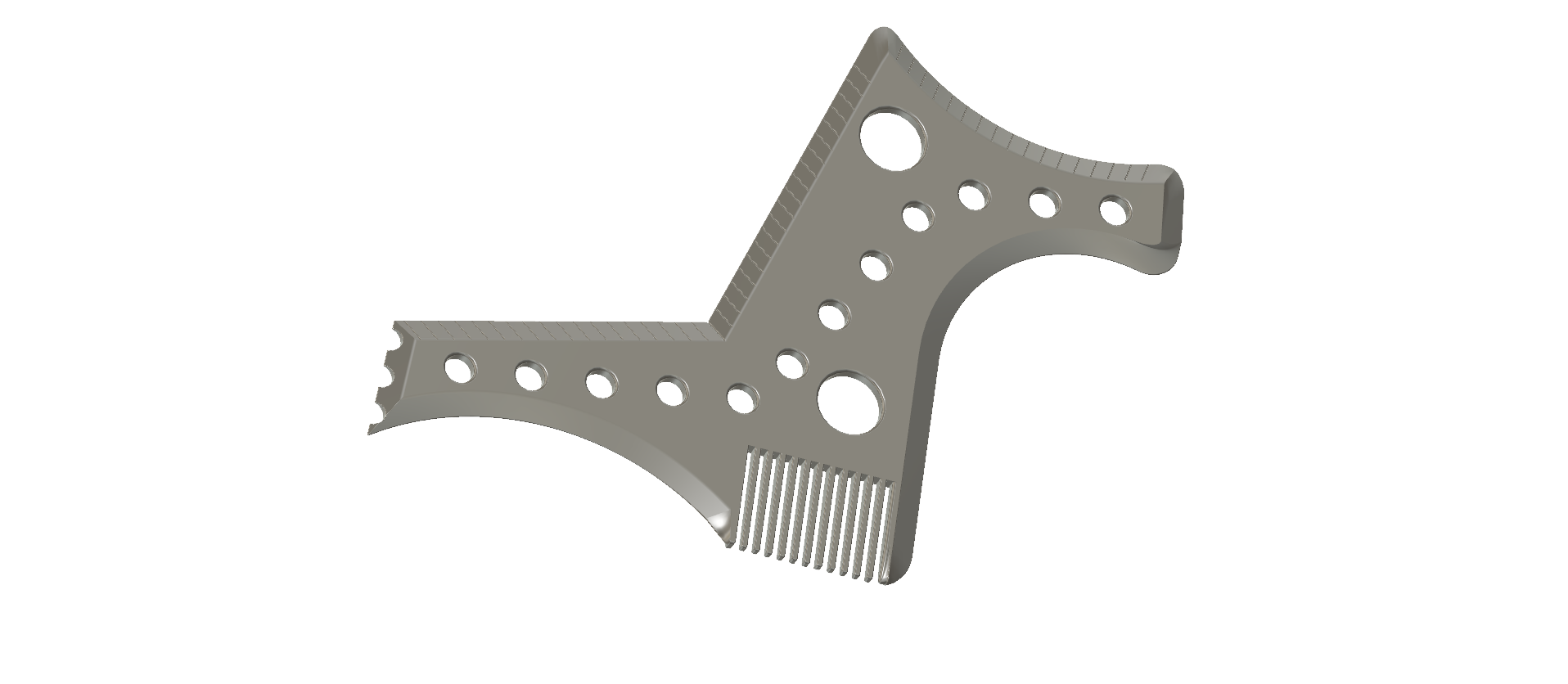 🆕 New Arrivals Men Beard Shaping Styling Template Comb Men's Beards ...