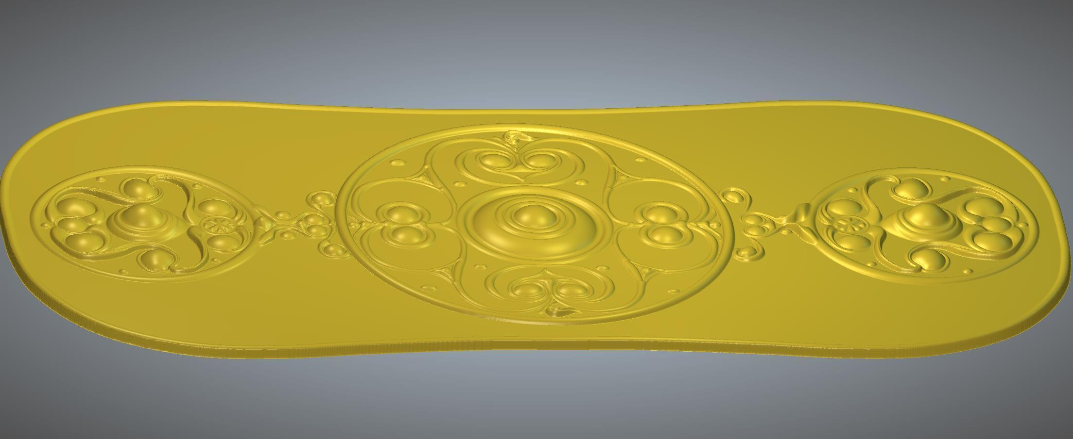 STL file "The Battersea shield" original real 3D Relief Round Rope ...