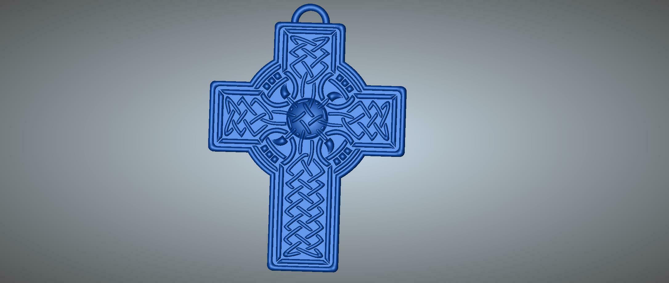 STL file celtic magic protective cross necessary accessory Gift Jewelry ...