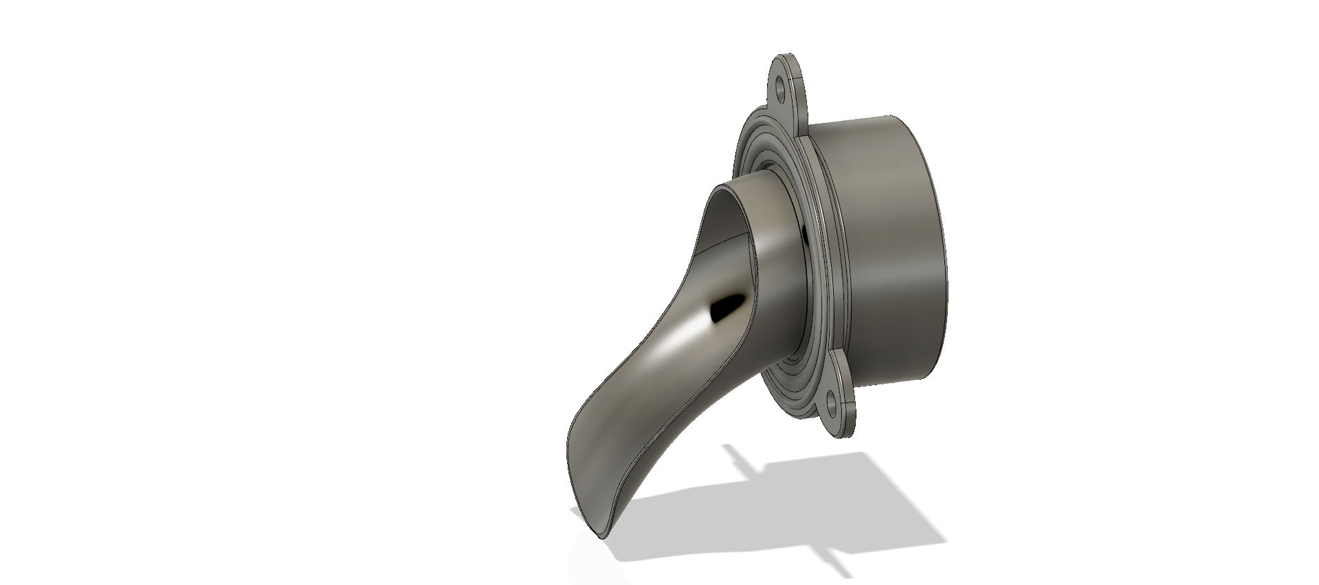 STL file Downspout drain Nozzle parapet rainwater v23 2 inch 3d-print ...