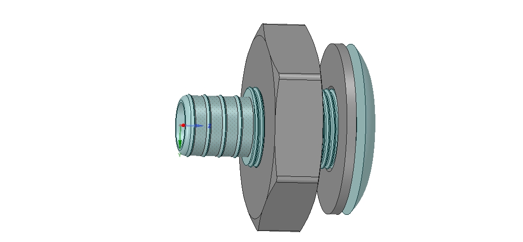 🛥️ Marine Boat Thru Hull Fitting Connector 1 inch Hose neck12 3d-print ...
