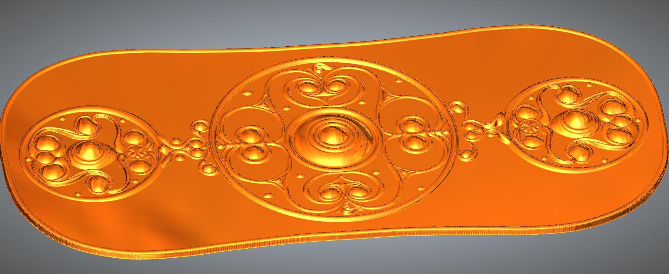 STL file "The Battersea shield" original real 3D Relief Round Rope ...