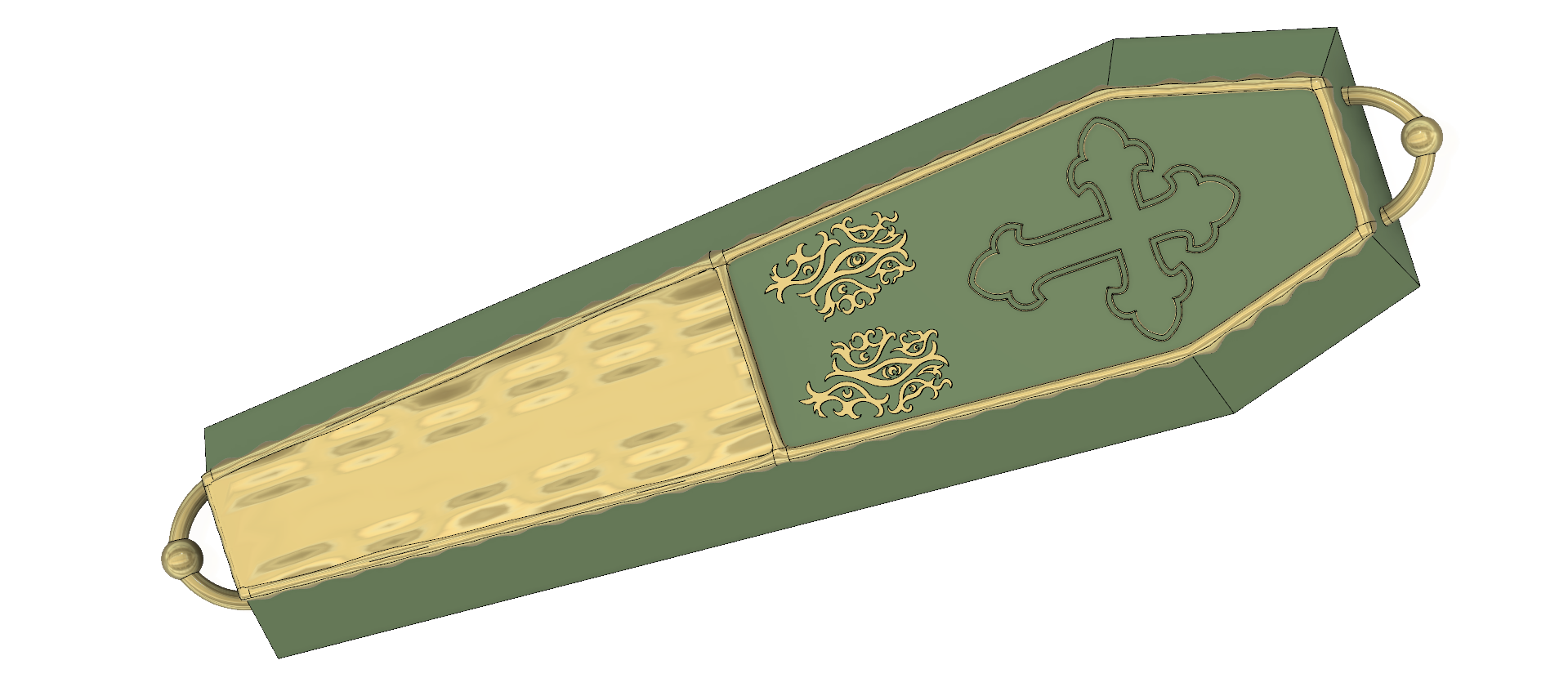 🎁 Gift Jewelry Box coffin cophinus κόφινος kophinos basket 3D print ...