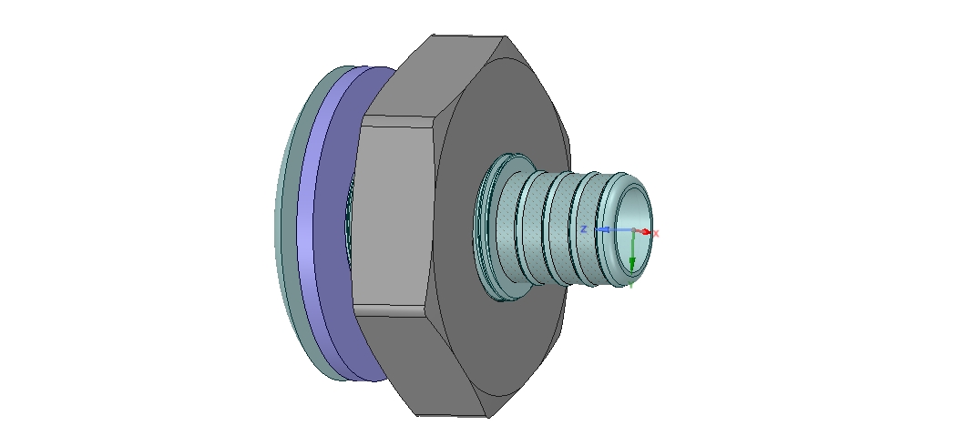 🛥️ Marine Boat Thru Hull Fitting Connector 1 inch Hose neck12 3d-print ...