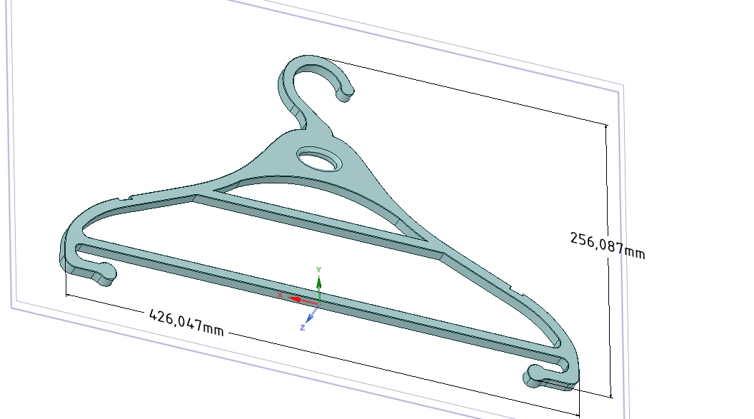Файл STL Clothes hanger 3D model for real 3D printing and usufull in ...
