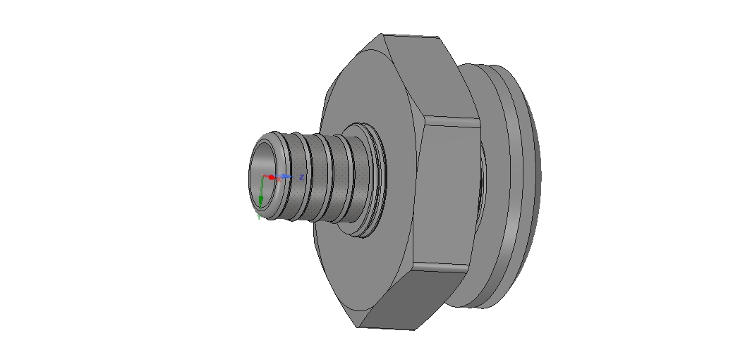 🛥️ Marine Boat Thru Hull Fitting Connector 1 inch Hose neck12 3d-print ...