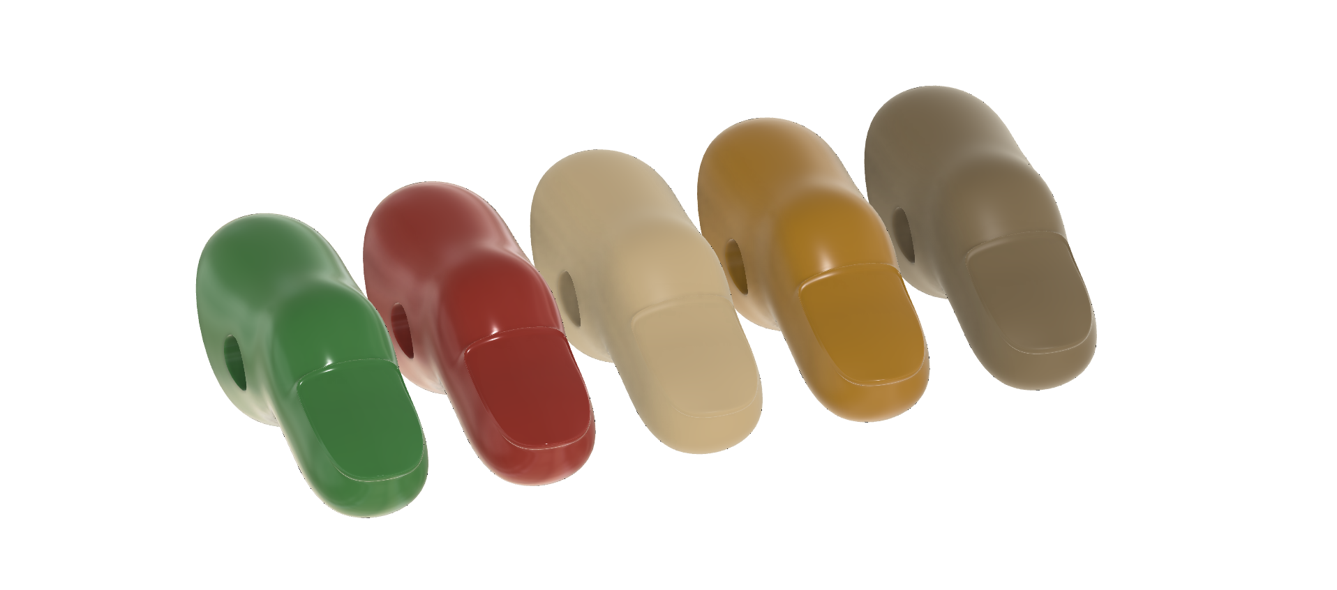 💅 Fake Fingers Model Practice Training Nail Art False Tips Display Tool ...