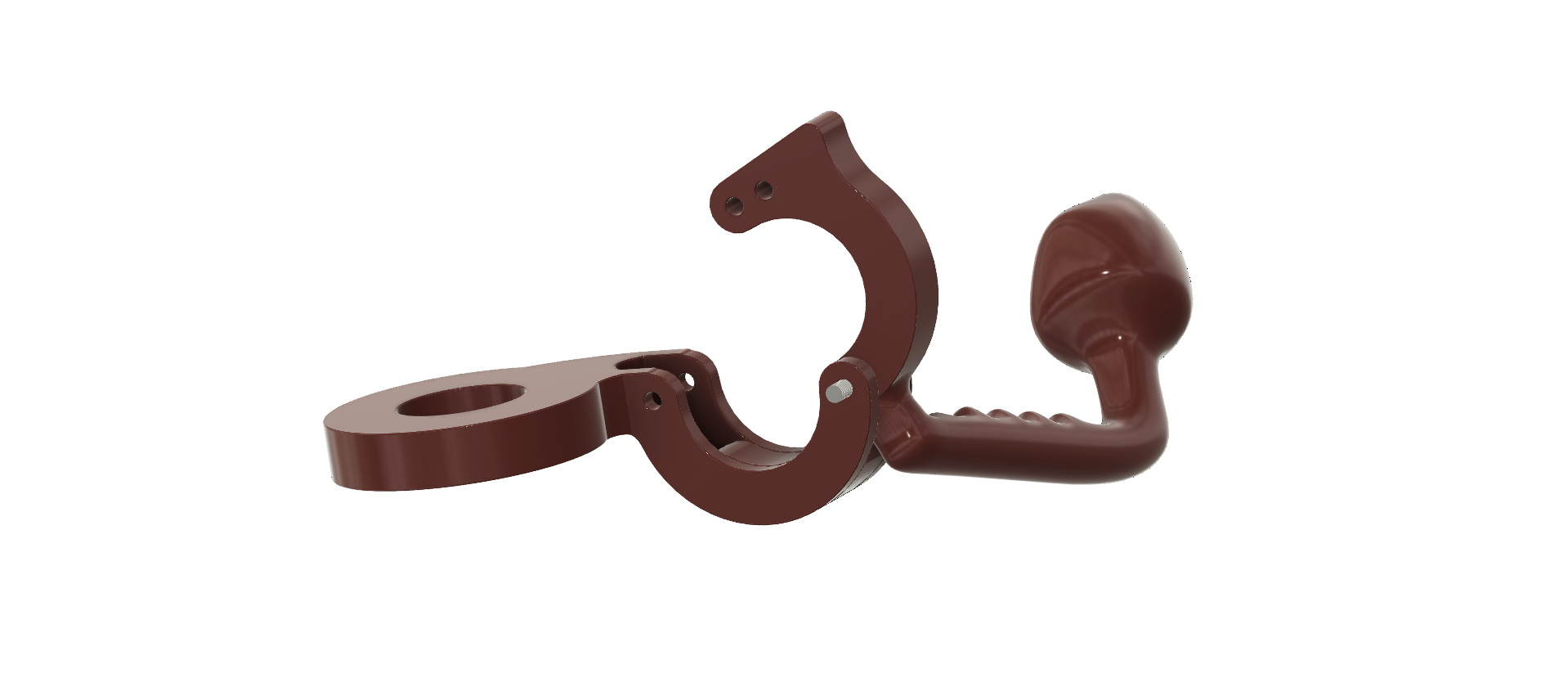 🍑 阴茎睾丸支架拖曳牵引装置，带肛门固定绳夹阴茎睾丸阴囊固定束缚男用环形贞操带 CockRing Testis Restraint Cock ...