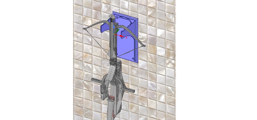 Fichier STL CROSSBOW MOUNT suspension porte arc et porte-flèches ...
