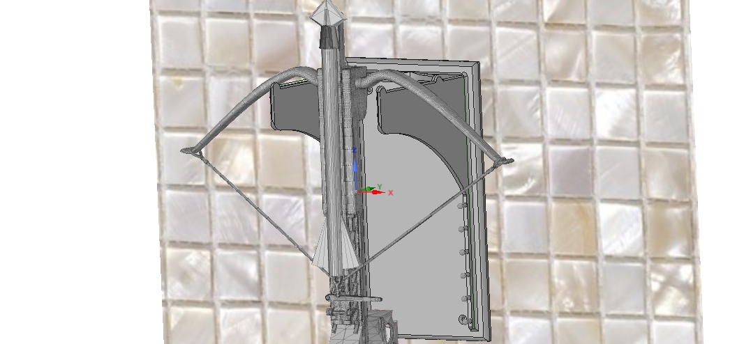Fichier STL CROSSBOW MOUNT suspension porte arc et porte-flèches ...
