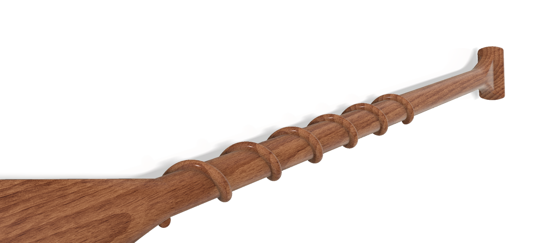 🚣 A real paddle oar rowing boat kayak canoe piragua 3d print cnc・ STL ...