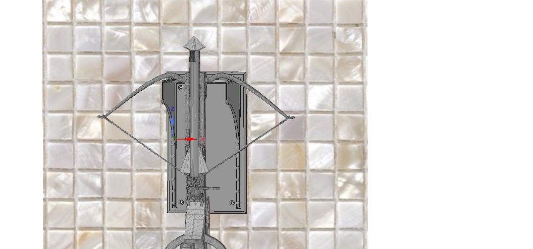 Fichier STL CROSSBOW MOUNT suspension porte arc et porte-flèches ...