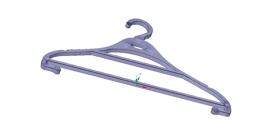 Файл STL Clothes hanger 3D model for real 3D printing and usufull in ...