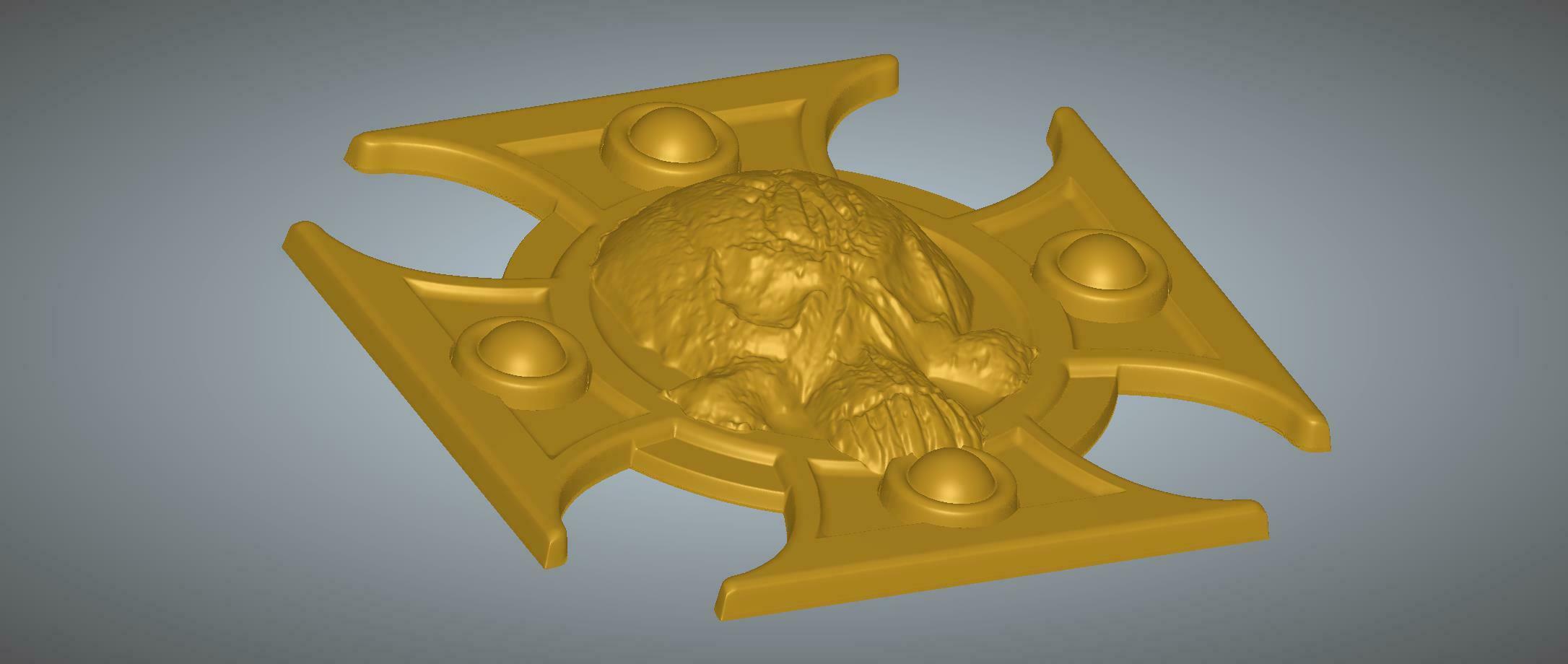 Crux Terminatus protective cross honors v03 3d-print and cnc・ STL File ...