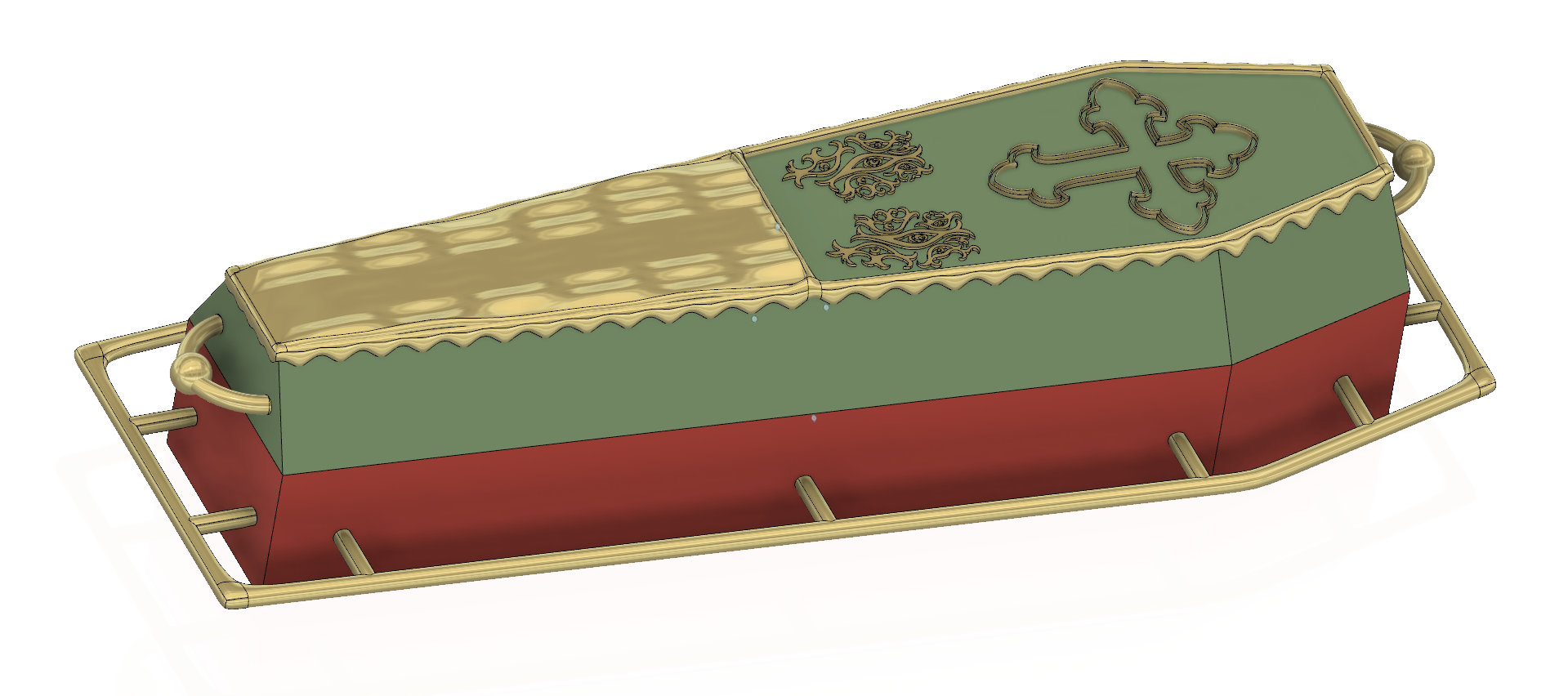 🎁 Gift Jewelry Box coffin cophinus κόφινος kophinos basket 3D print ...