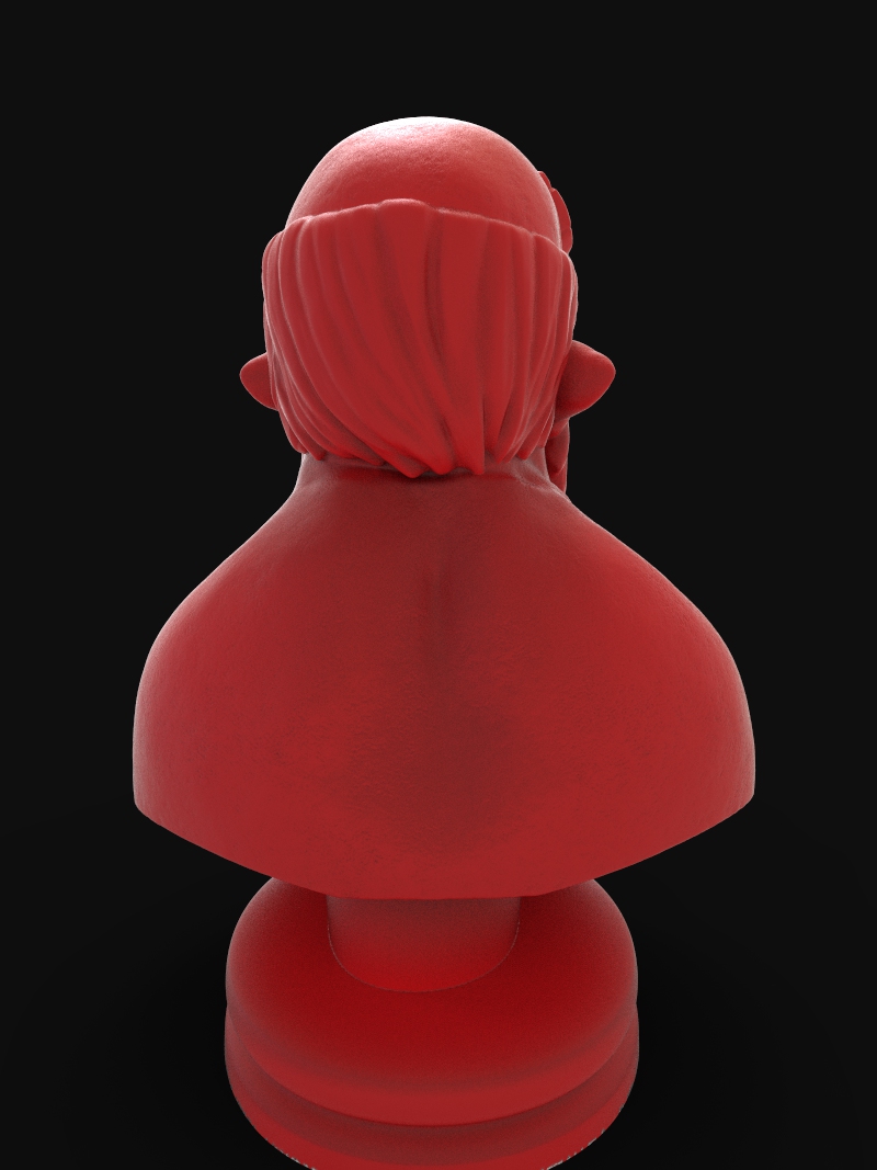 STL file HELLBOY BUST 👤 ・3D printer design to download・Cults