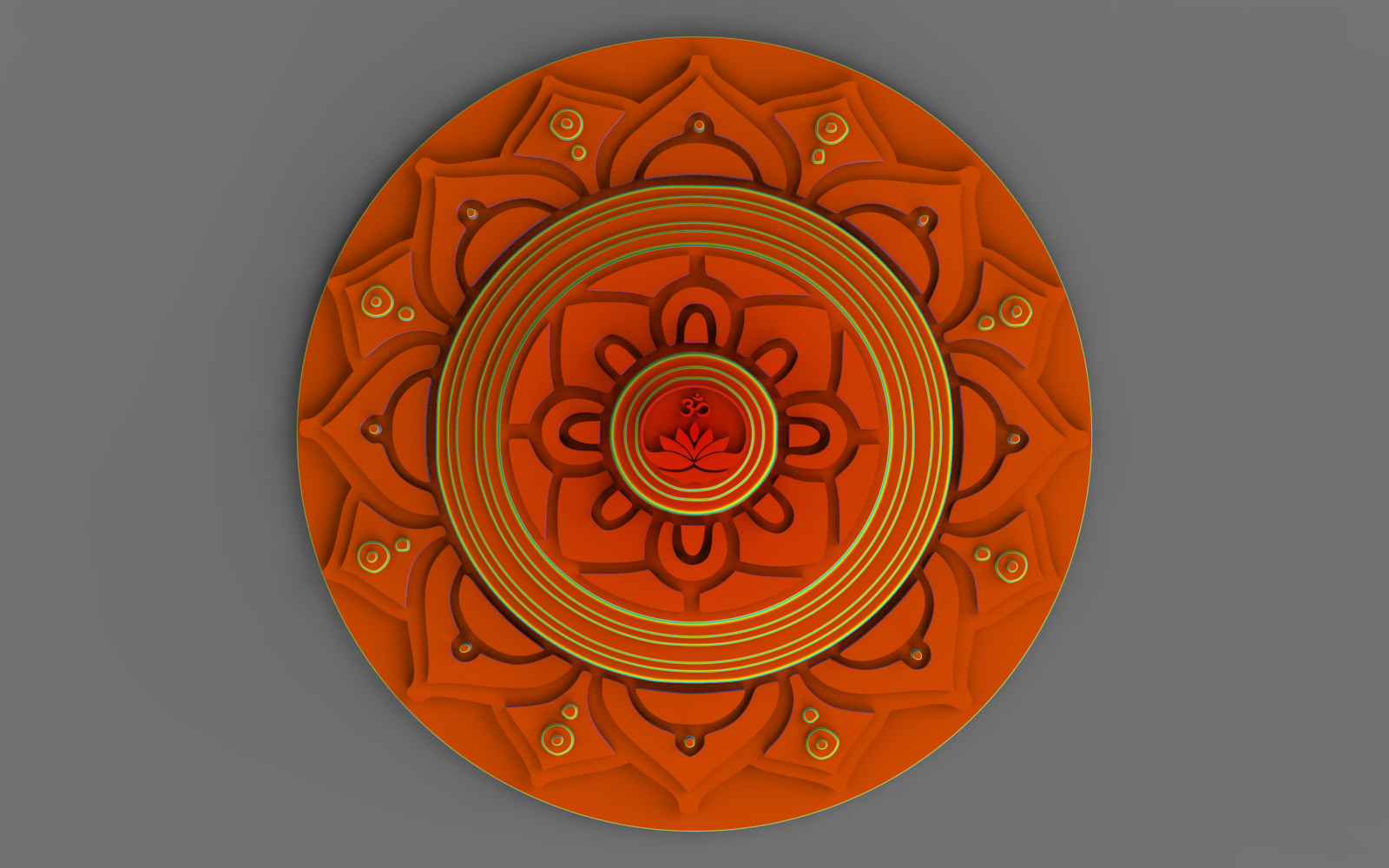 Free STL file Mandala_1 🎨 ・3D printable object to download・Cults