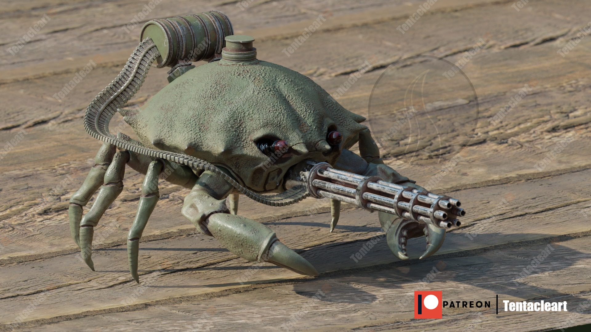 🦀 armored crab・ 3D File for ・Cults