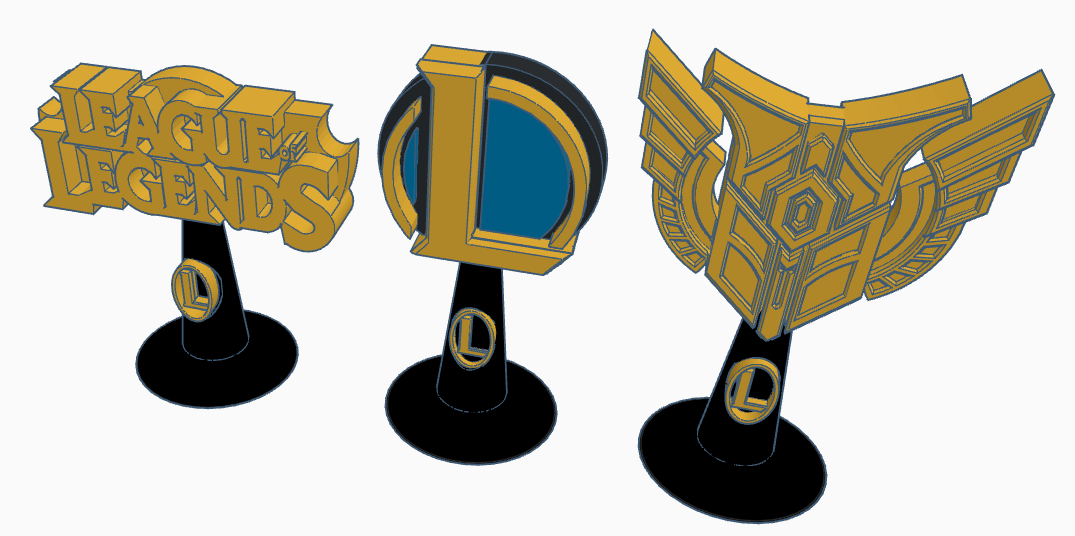 STL file League of Legends trophies, LOL trophy 🏆 ・3D printable model ...