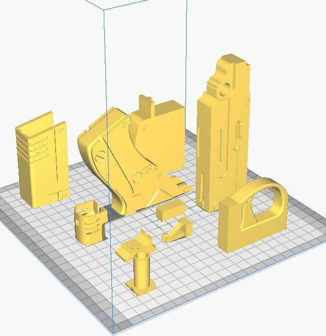 3D file Handgun from "Alien : Resurection" Replica 👽・Model to download ...