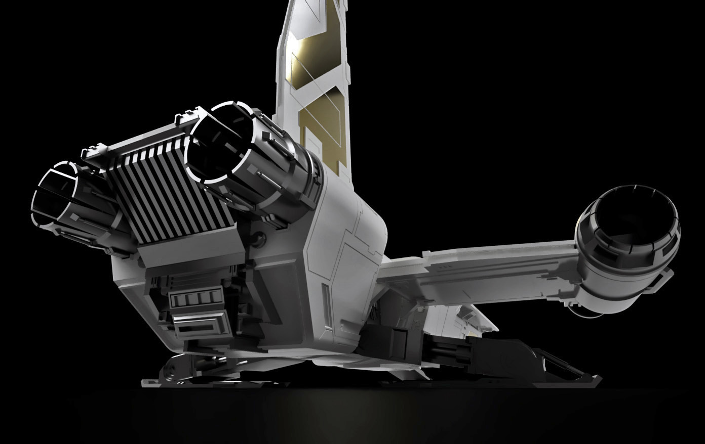 "Jedi : Fallen Order" "MANTIS" Spacecraft v2・ 3D File for ・Cults