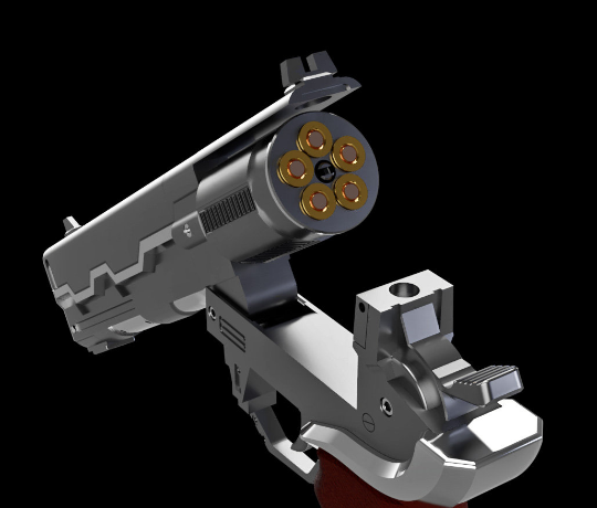 Archivo 3D 3D STL - Cyberpunk 2077 Héroe Revólver 📱 ・Modelo para ...