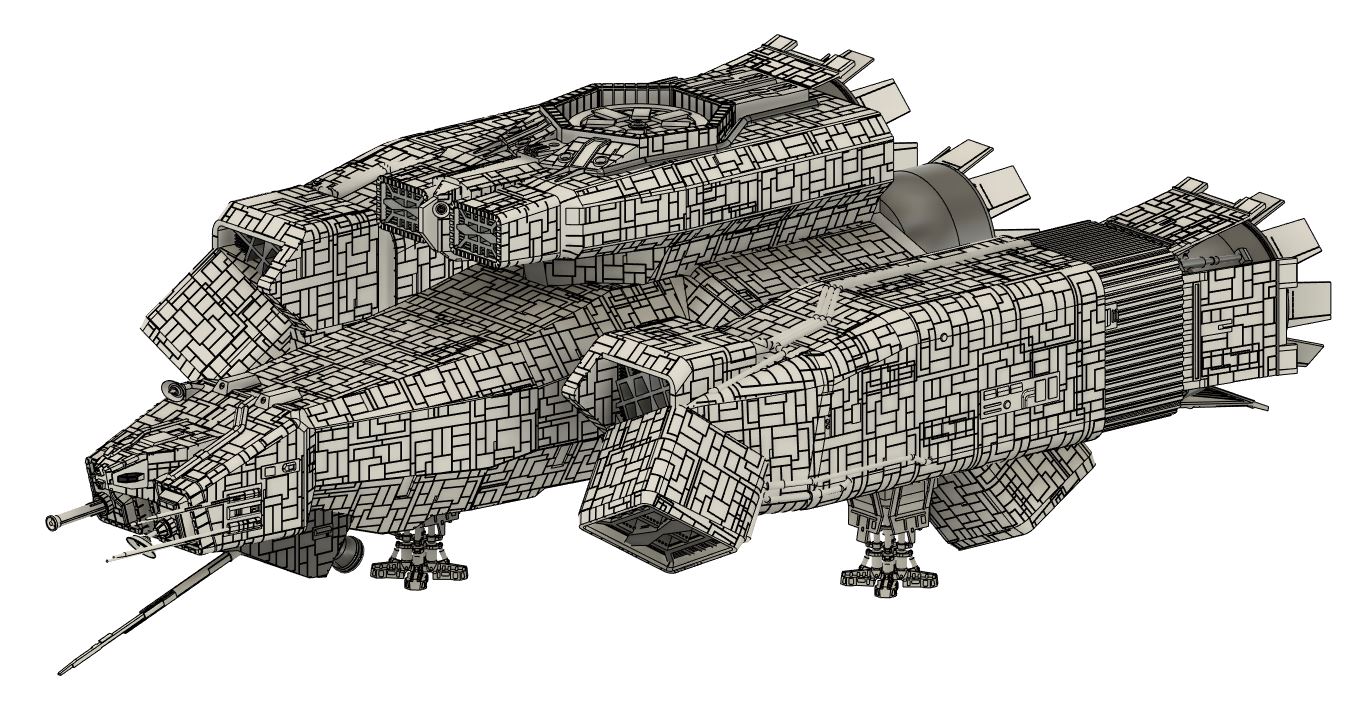 🚀 Alien's Nostromo Spaceship・ 3D File for ・Cults