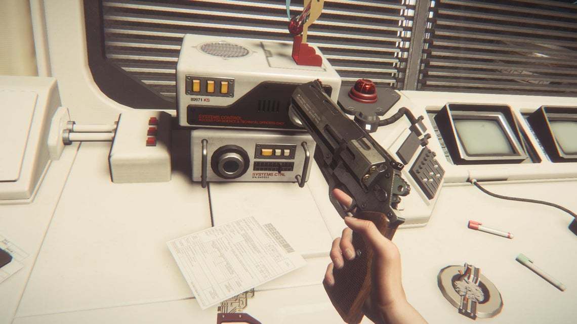👽 Alien: Isolation's Revolver・ 3D File for 3D printing・Cults