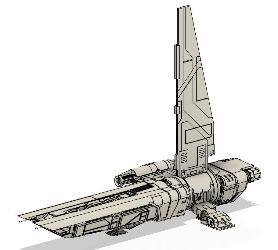 "Jedi : Fallen Order" "MANTIS" Spacecraft v2・ 3D File for ・Cults
