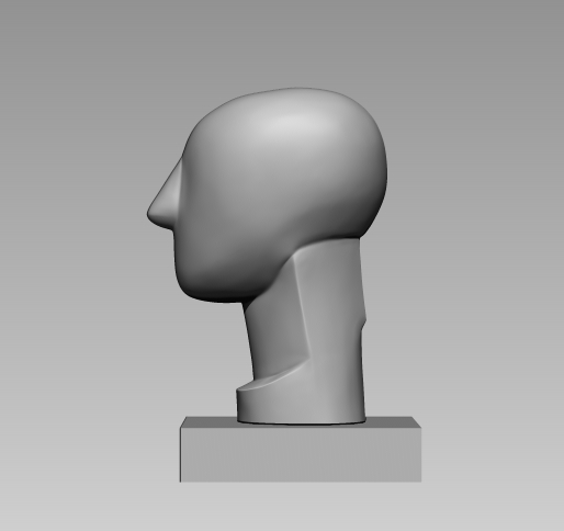STL file Round Head - John Asaro 👤・3D printing template to download・Cults