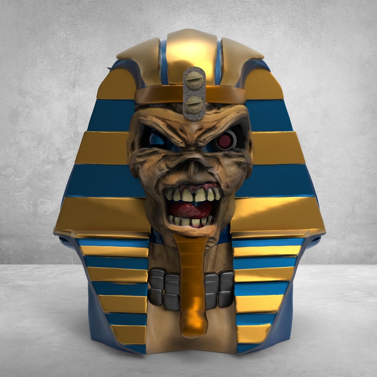 🪨 Eddie the Head 3・ OBJ File for ・Cults