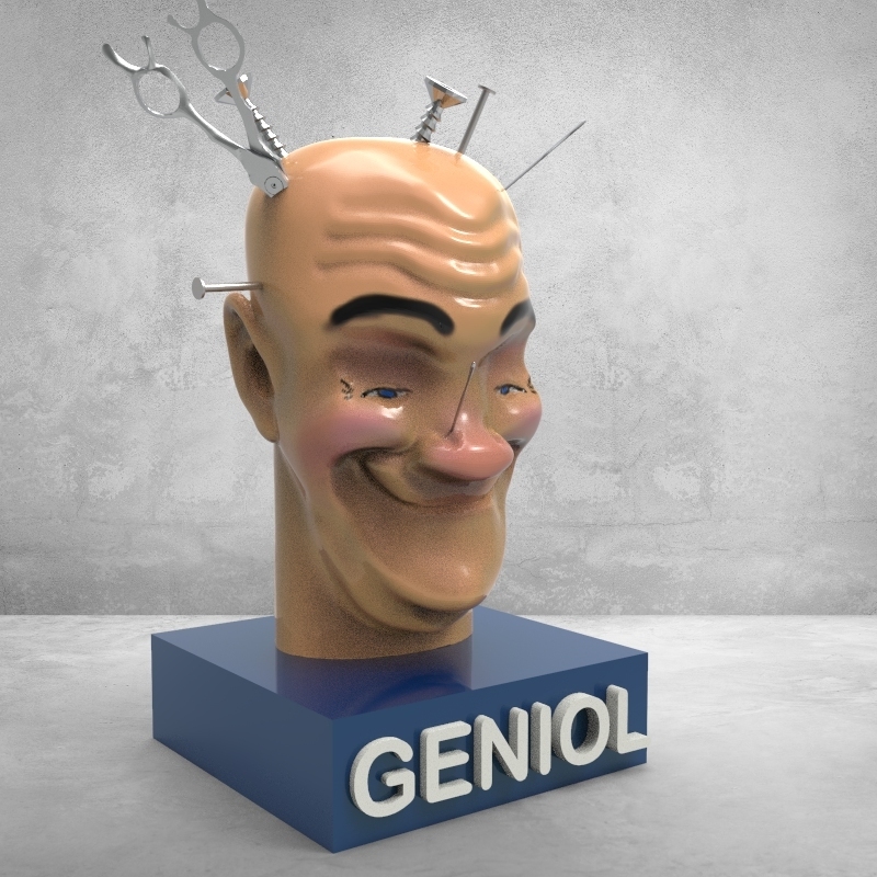 Archivo OBJ geniol 👫 ・Diseño para descargar y imprimir en 3D・Cults