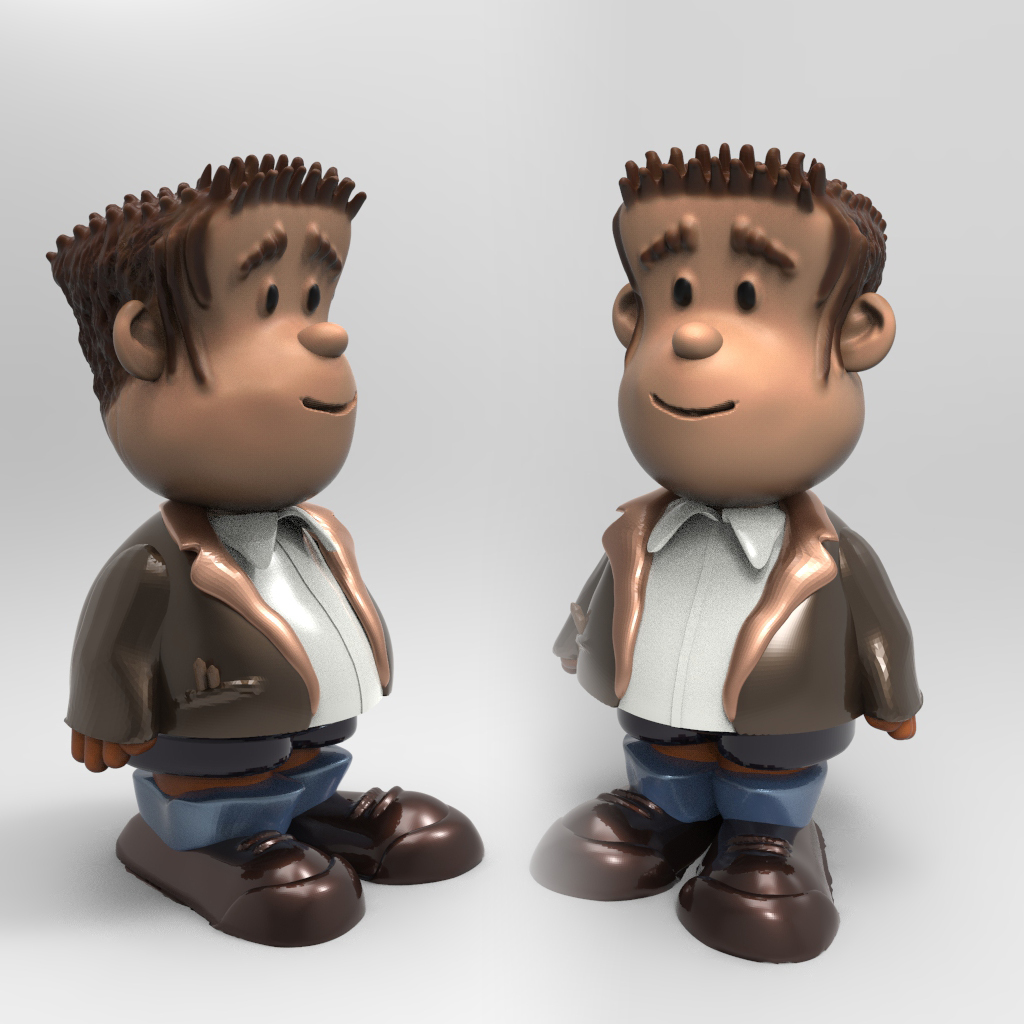 Fichier OBJ Manolito , mafalda 👾 ・Modèle imprimable en 3D à télécharger ...