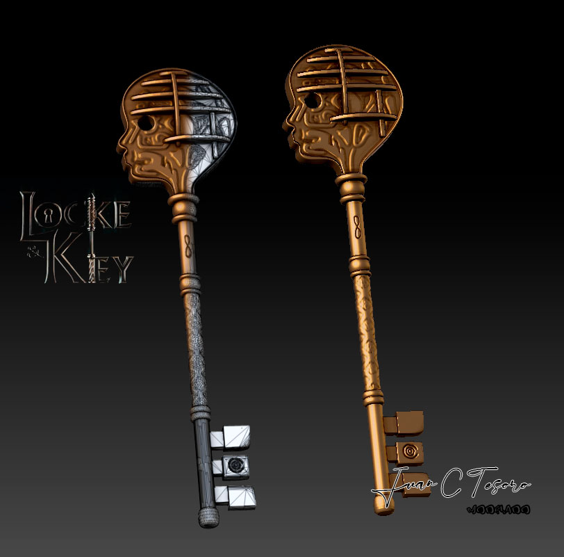 Archivo STL locke and key llave de la mente 🔑 (OBJ)・Idea de impresión ...