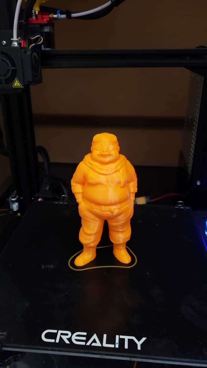 3D printable Marco Pagot(Porco Rosso) • made with ender 3・Cults