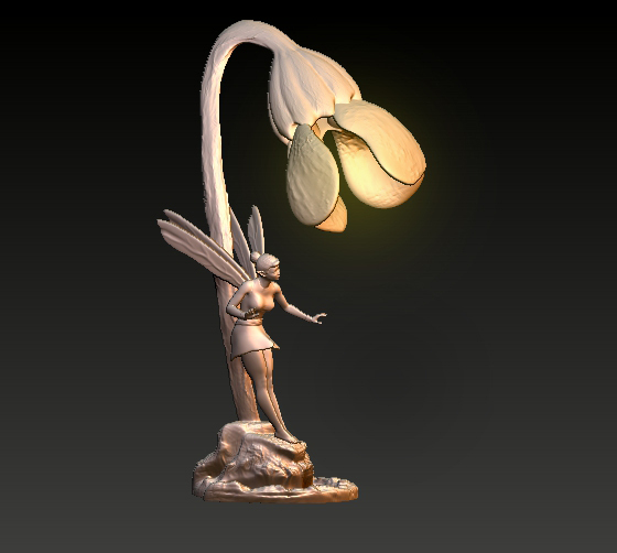 🧚 fairy lamp・ OBJ File for ・Cults