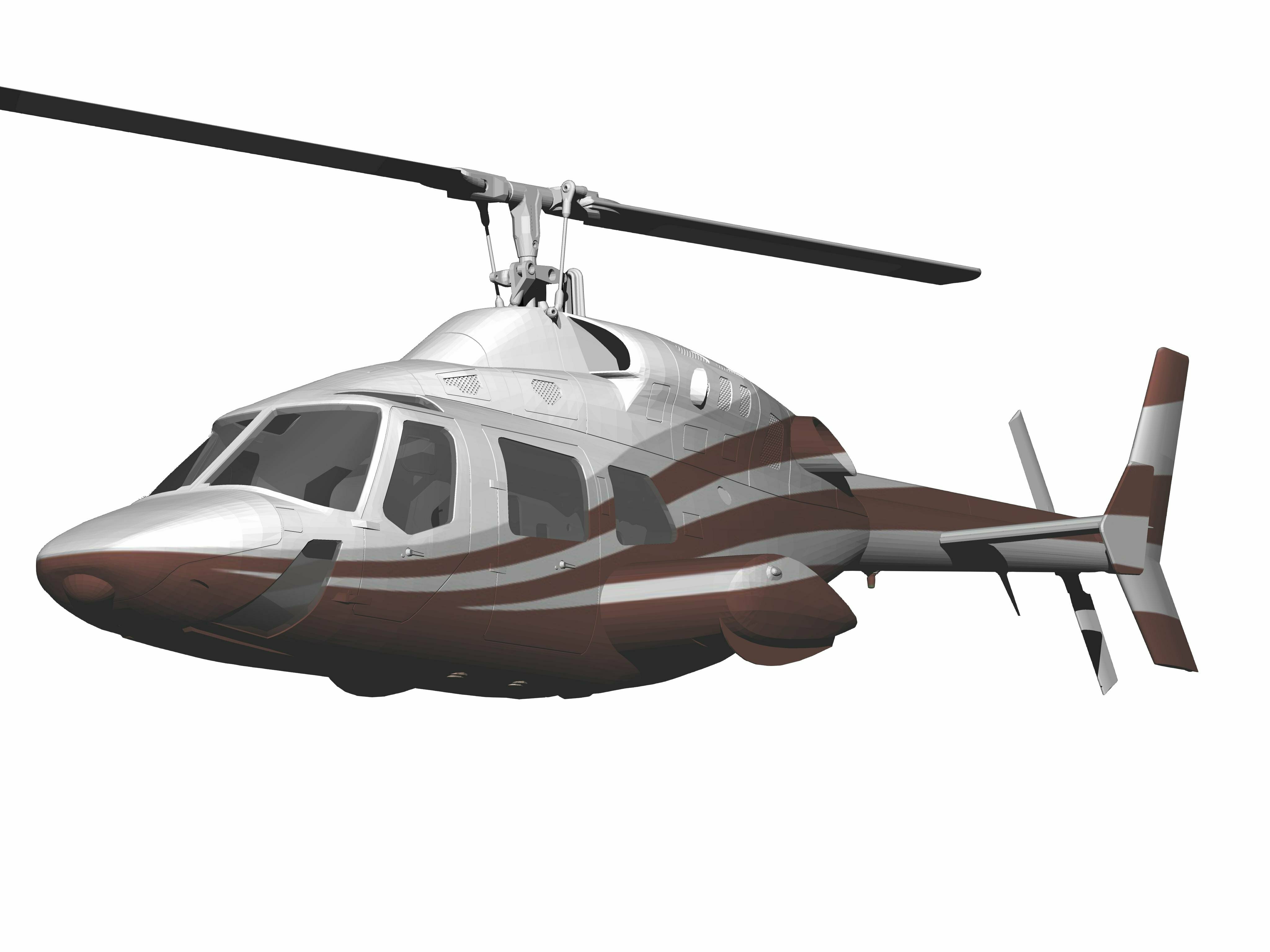 🔔 Bell 222 print for TRex 450 DFC RC・ 3D File for 3D printing・Cults