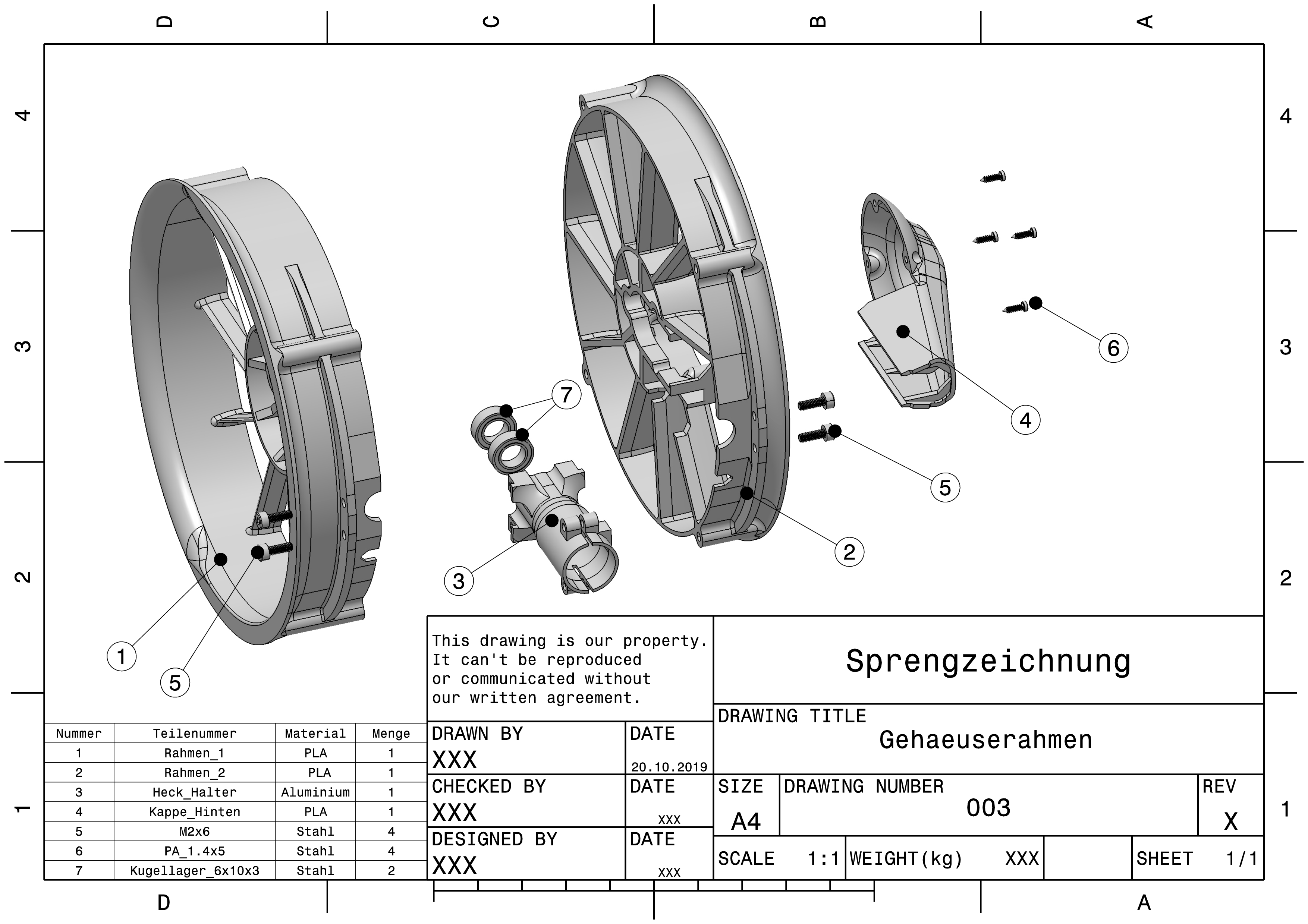 🦖 RC Fenestron H-145 for TRex450 3D Print・ 3D File for 3D printing・Cults