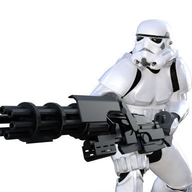 🫡 StormTrooper Heavy Gunner Mini・Free 3D File for ・Cults