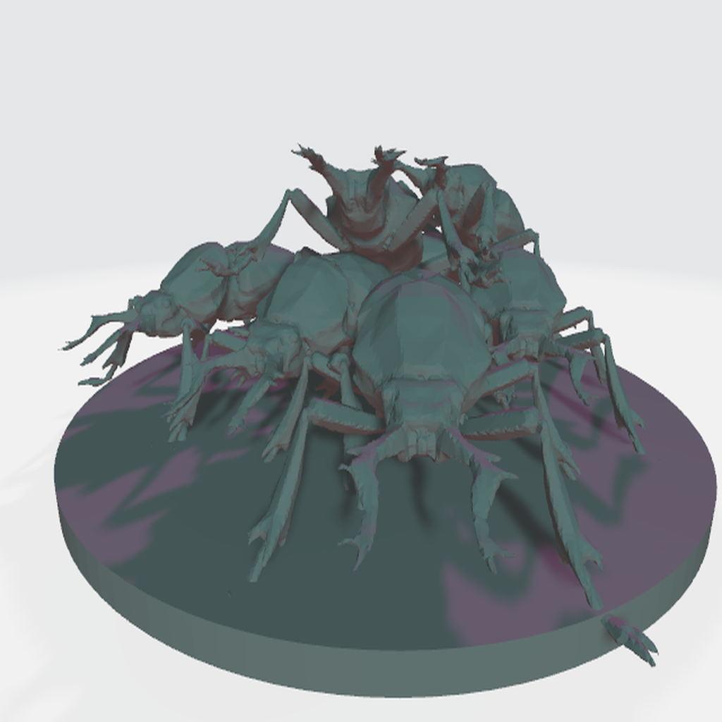 🪲 Beetle Swarm・Free 3D File for ・Cults