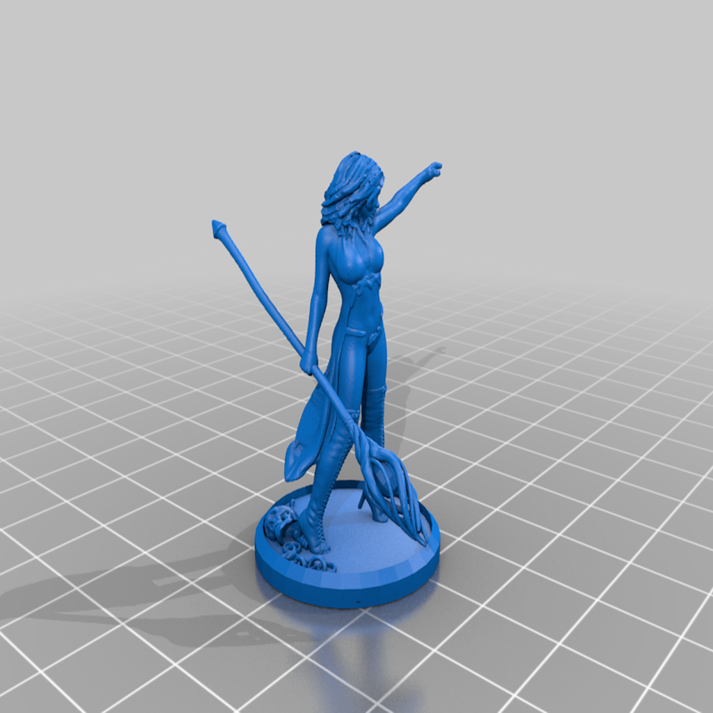 🎲 Tabletop Human Evoker DnD Pathfinder・Free 3D File for ・Cults