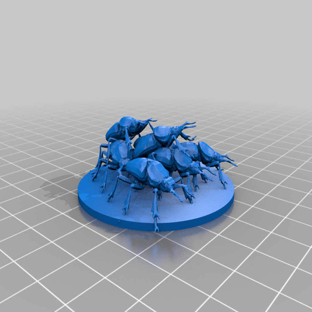 Free 3D file Beetle Swarm 🪲 ・3D print object to download・Cults