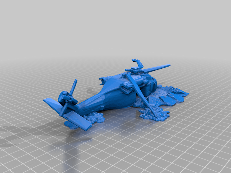 ⬇️ Blackhawk Down Gaslands Wrack・Kostenlos 3D Datei für ・Cults