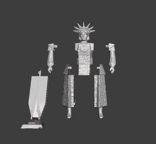 ⭐ SPACEBALLS MEGA MAID 3.75 KENNER STYLE HINGED .STL .OBJ・ STL File for ...
