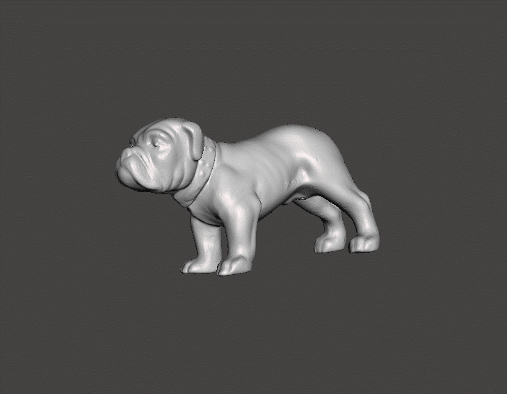 STL file antique figure of american bulldog dog 🐕 ・3D printable model ...