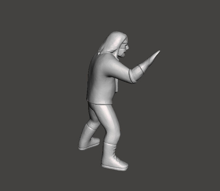 STL file WWF Mankind Mick Foley LJN VINTAGE WCW WRESTLING FIGURE OSFTM ...