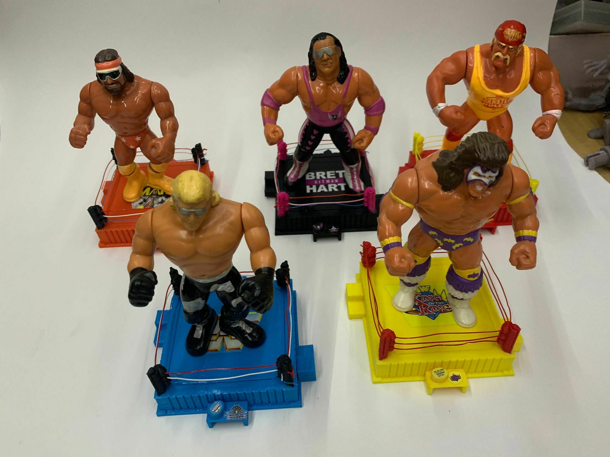 💍 mini ring wwf hasbro hasbro preing cach westelmania wwe lucha libre ...