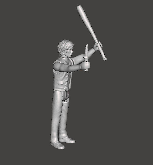 STL file THE WARRIORS MOVIE FIGURE ARTICULATED KENNER STYLE 3.75 Ajax ...