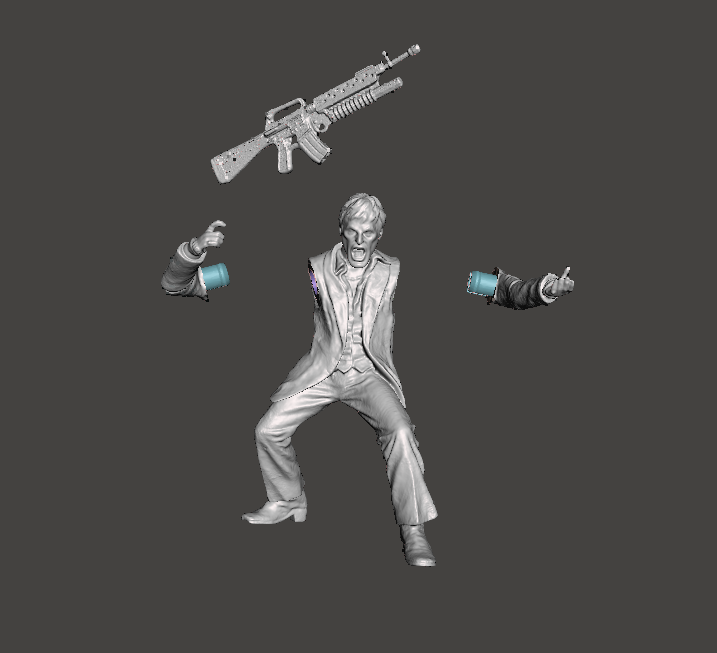 👫 tony montana scarface articulated .stl .obj・ STL File for ・Cults